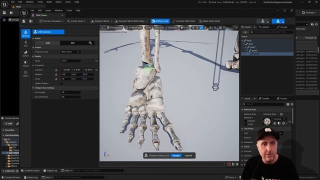 Pt1 - Replacing Or Adding A New Skeleton To A Mesh In Unreal Engine 5.5
