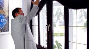 Арочное окно из профиля VEKA Swingline
