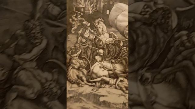 Битва Сципиона Африканского. Агостино Венециано. 1530-1531.