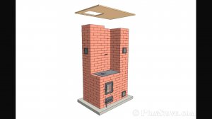 4.5x3 hcs-st 1.0.0 - Проект отопительно-варочной печи из кирпича