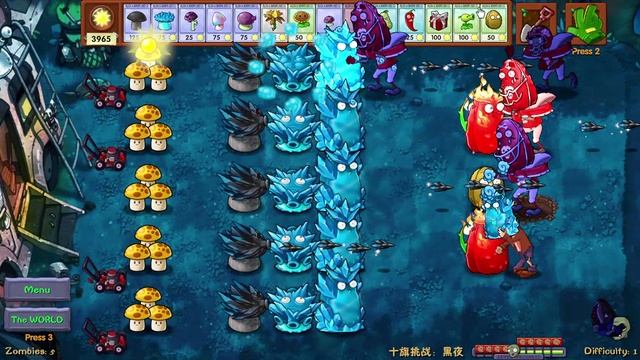 PlantsVsZombiesRH я прохожу 10 волн!