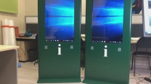 Интерактивный сенсорный киоск для навигации iStand производства Touch Plus
