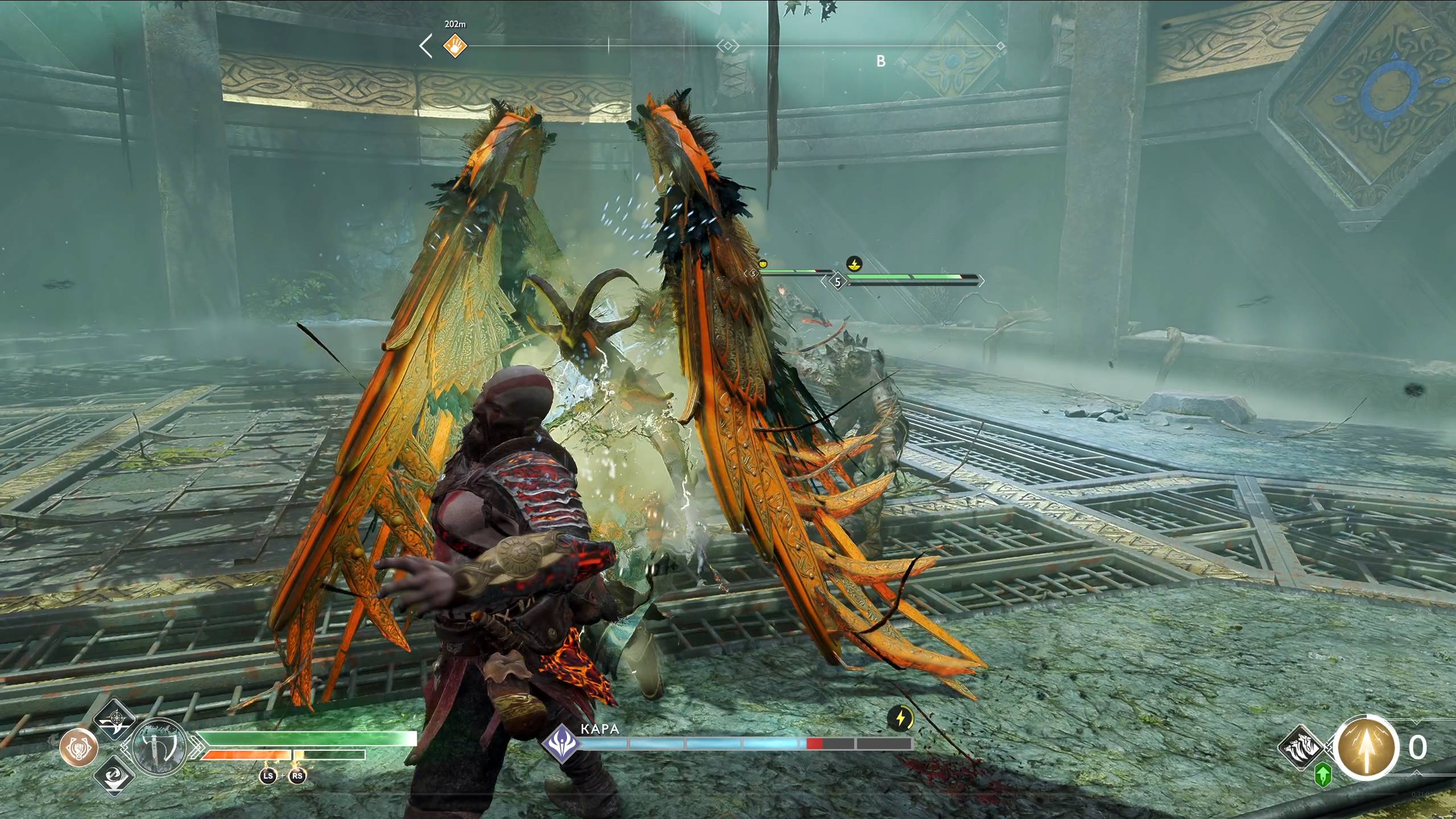 Год оф вар 4 (сложность бог войны)