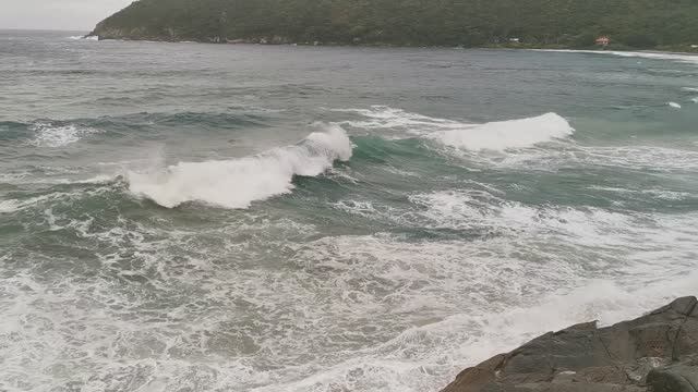 Океан, мощь и брызги. Бразилия, Санта-Катарина