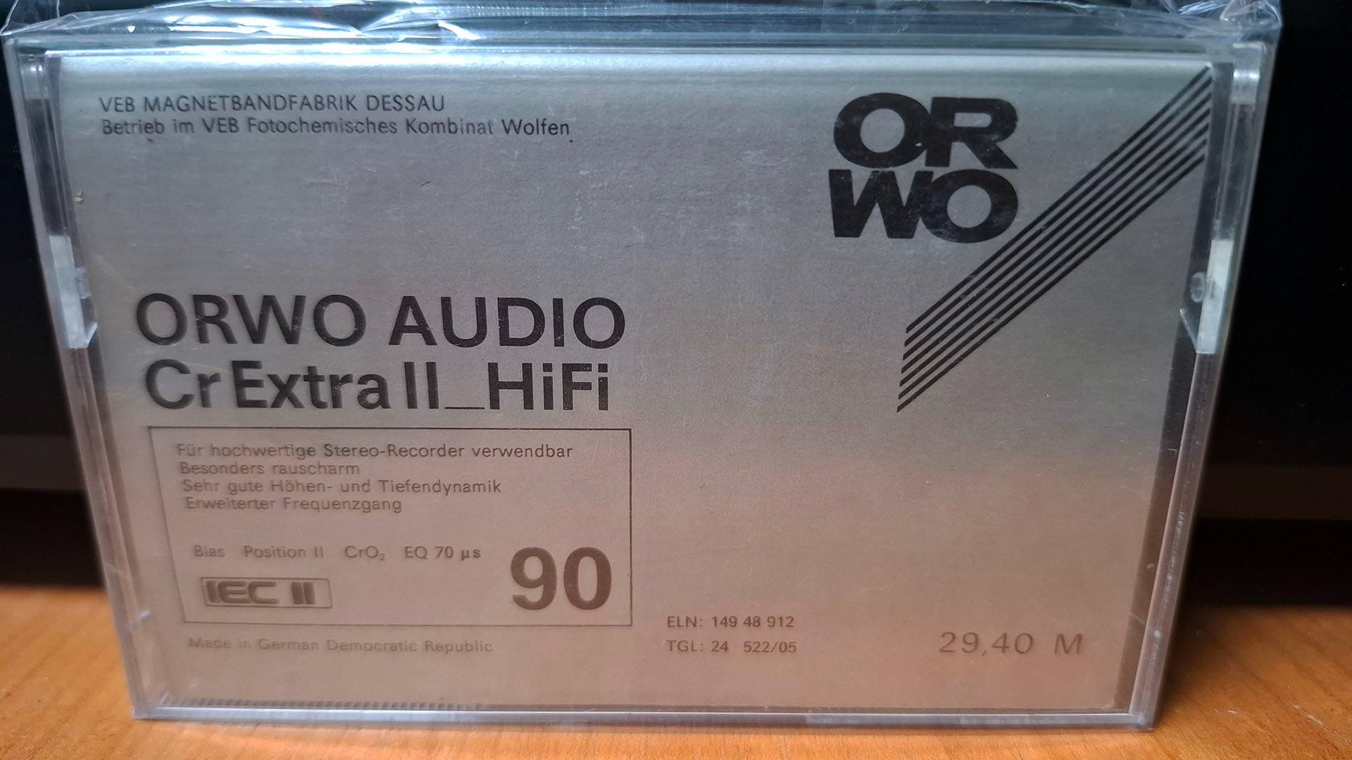 Калибровка и запись - ORWO CR Extra II Hi-Fi