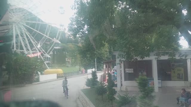 Новый Афон (Абхазия)  / Обзор из экскурсионного автобуса