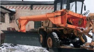 ДЗ-98, борьба со снежным валом !!!