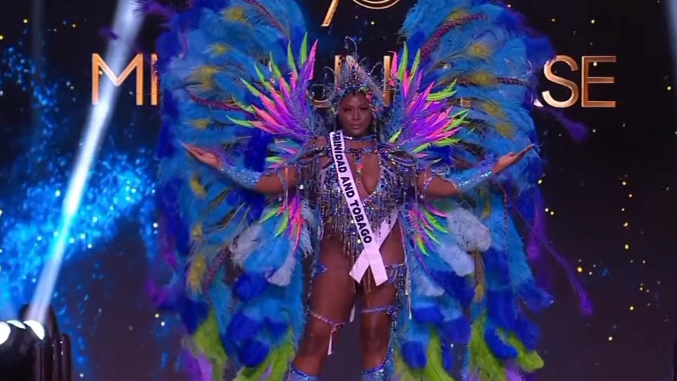 Trinidad Tobago Jenelle Thongs Miss Universe 2024 (73) Тринидад и Тобаго Мисс Вселенная 2024 Костюм
