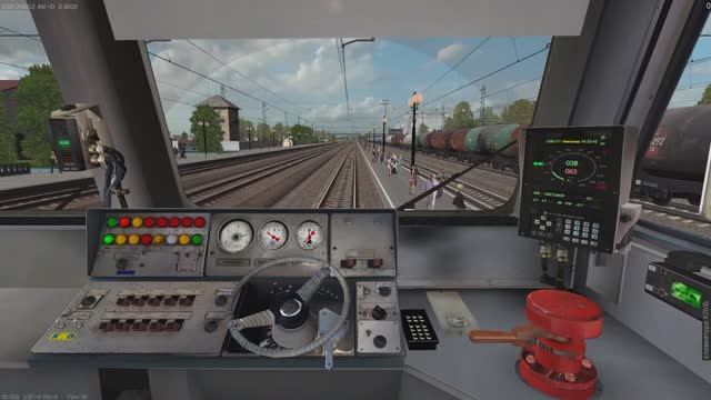 ZDSimulator, ЭПЛ2Т + ZTE v. 3.7 (тест по станции Новоалексеевка)