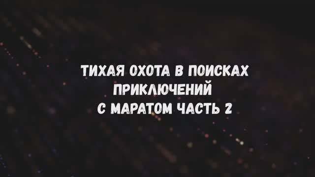 Тихая охота 2 ( 2 часть) 20 августа 2024