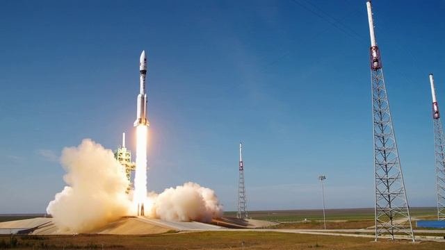 Старт космического корабля // ФУТАЖ