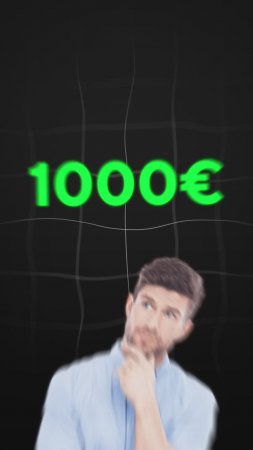 Хочу 1000 евро в день и ничего не делать