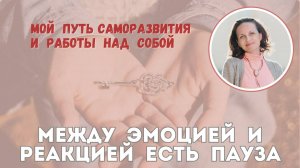 Между эмоцией и реакцией есть пауза
