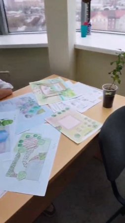 На уроке по Ландшафтному дизайну