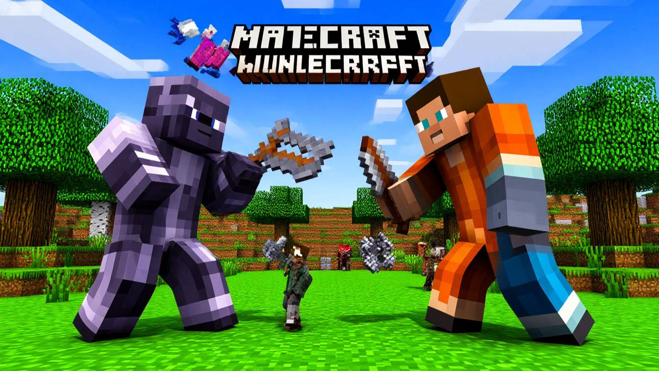 🤯 Человек или ИИ? Битва за доминирование в Minecraft песочнице! 🏰⚔️