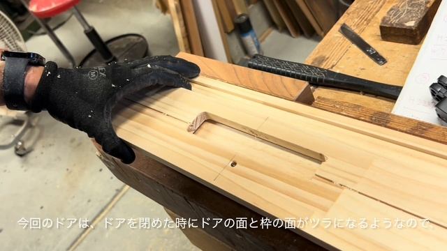 Установка скрытых петель на дверь и раму мастером Масао