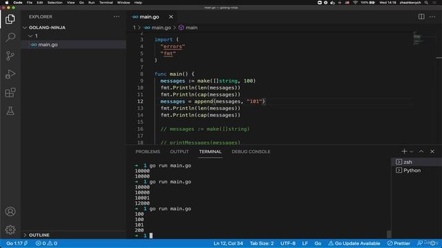 [Udemy] GOLANG NINJA - Разработка Веб-Приложений на Go - 01 Основы языка Go