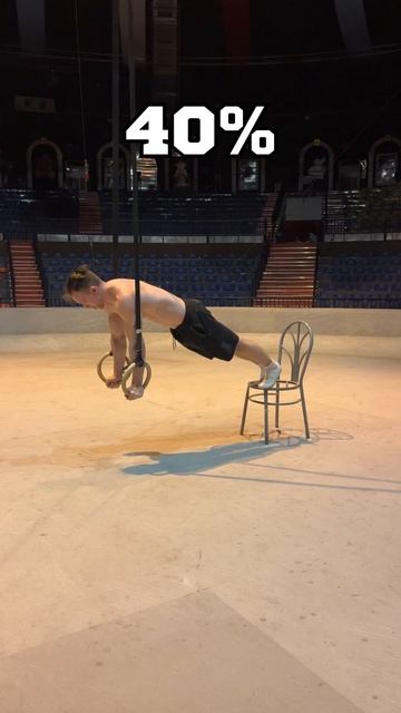 Дойди до 100%. Крест на кольцах