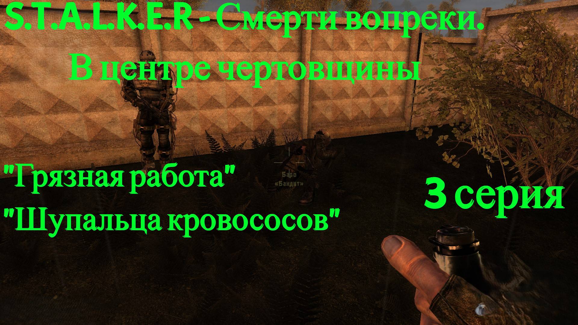 S.T.A.L.K.E.R - Смерти вопреки. В центре чертовщины 3 серия " Грязная работа на Баро и наймов"