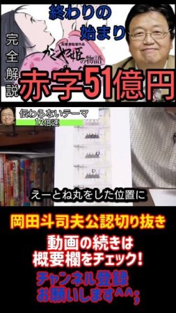 かぐや姫の物語徹底解説 　 終わりの始まり、     赤字51億円『フル字幕』【岡田斗司夫/切り抜き/悩み相談/1.2倍速】28
