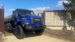 Отгрузка АЦПТ-9,5 на шасси Урал NEXT 4320-74Е5 насосом НЦС-50-7,1-20