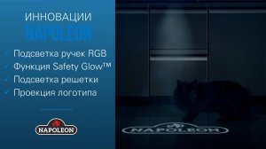 Napoleon Prestige PRO™ - поколение III - проекция логотипа и RGB подсветка ручек управления