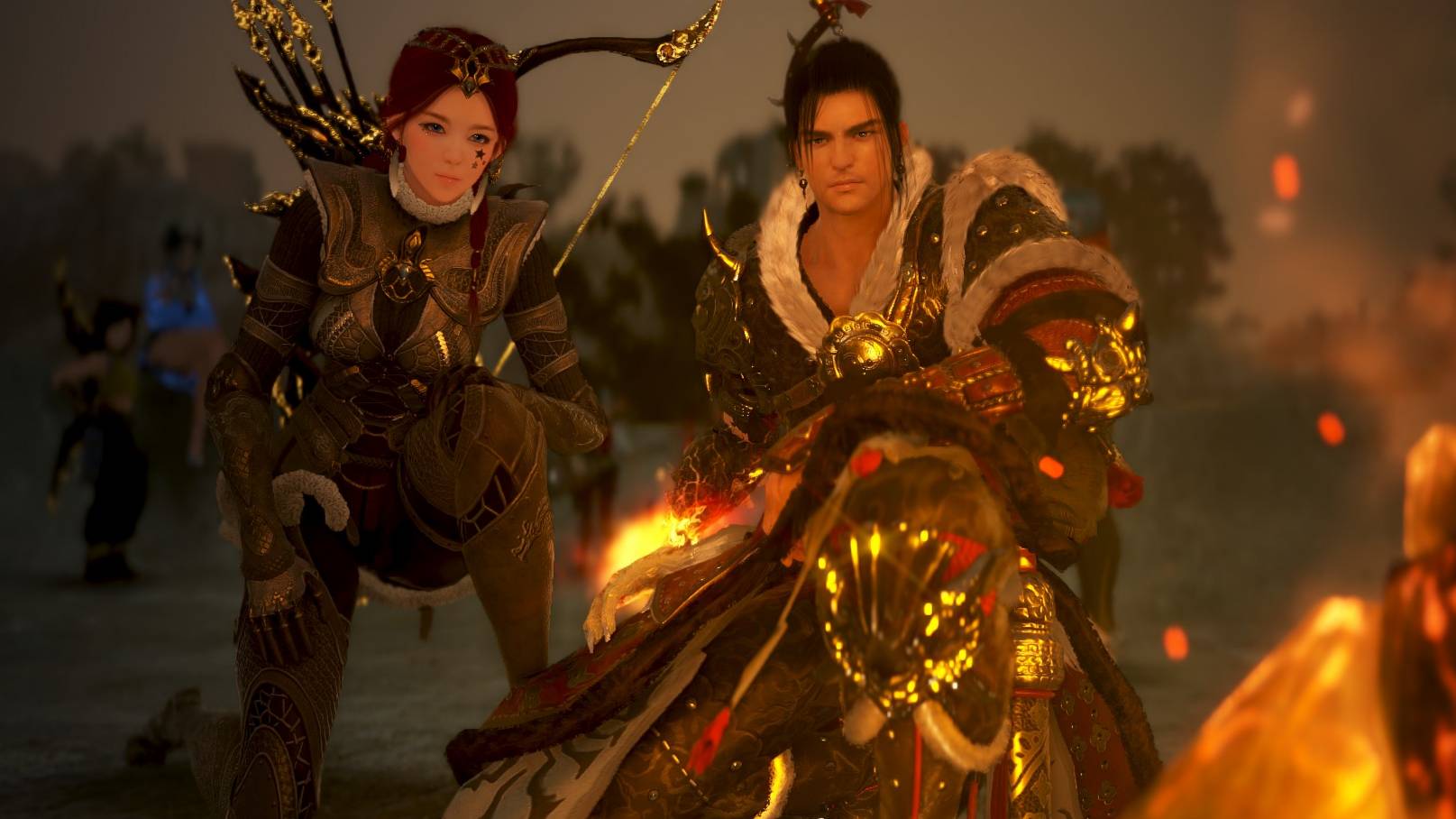 Ронин, красота эффектов скилов на ремастеринге, Black Desert online