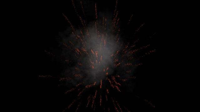 3-Красивый салют на чёрном