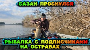 Рыбалка с ПОДПИСЧИКАМИ в Астрахани. За час 3 САЗАНА