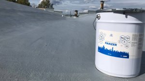 Жидкая кровля PANZER. Ремонт кровли завода 2400м2