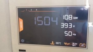 Панель управления газогенераторной установкой
