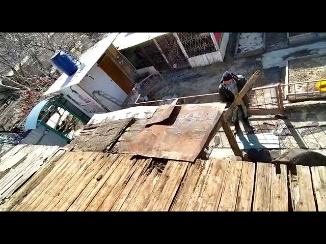 Демонтаж 2 каркасная пристройка  дом34кафян