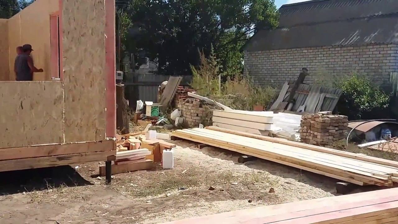Каркасный дом из Сип панельный 11×10м