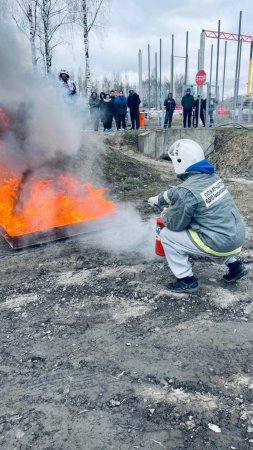Занятие с ДПД объекта пищевого производства Ломоносовского района
