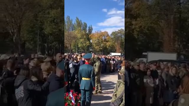 Бюст Владимира Жоги  открыт в Волновахе Ч.2