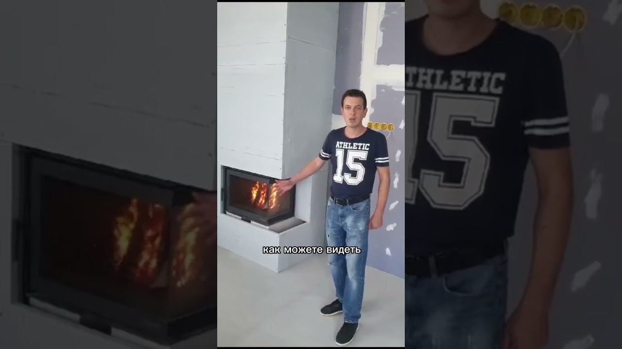 Монтаж каминной топки Nord flam Trend R