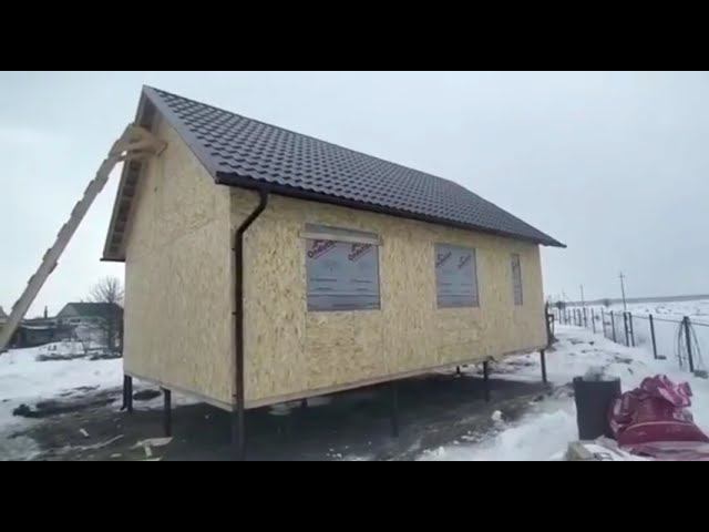 каркасный дом 6×9м, г. Ольховка, #каркасныйдом #дом34кафян #волгоград