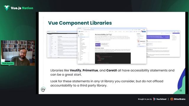 Vue.js Nation 2025: Mark Noonan - Maintaining Accessibility in Vue Components