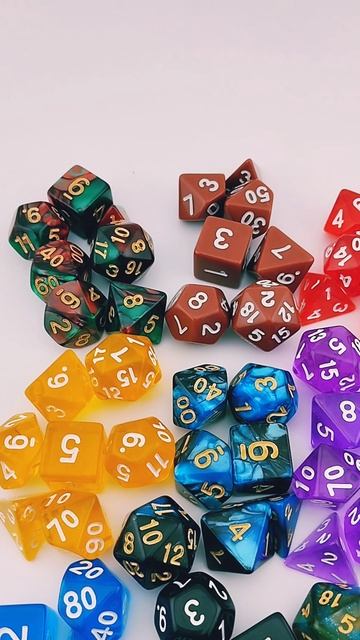 Кубики днд (дайсы для Dungeons & Dragons)