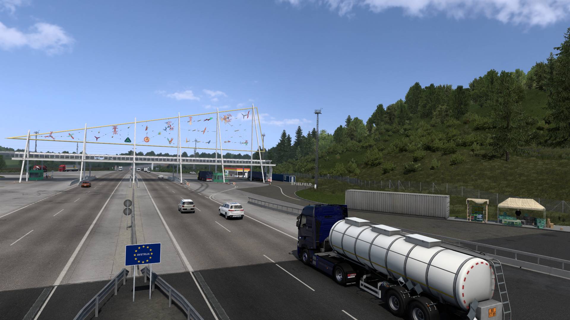 ETS 2 : Обманули с грузом : Прицеп газовая цистерна