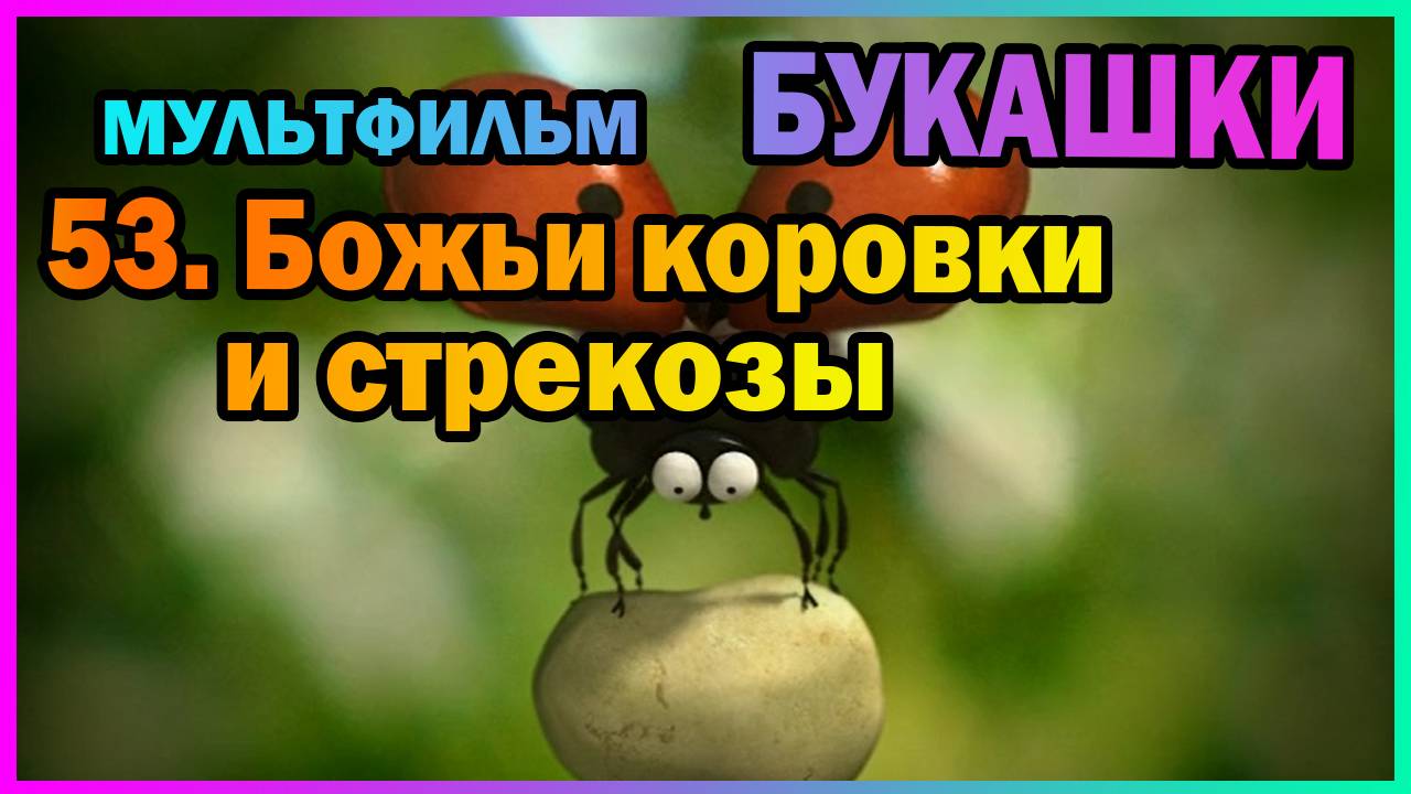 | Мультфильм | БУКАШКИ | 53. Божьи коровки и стрекозы |