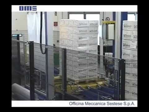 паллетообмотчик модель ОМС AV300 c функцией укрытия верха
