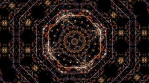 Splendor of color Christmas Garland (Christmas kaleidoscope).