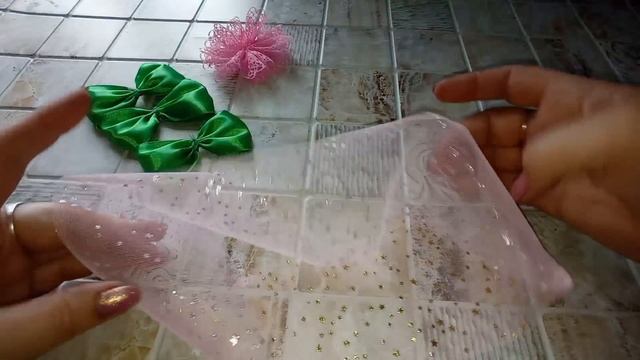 1. МК# Красивые бантики из Фатина и лент