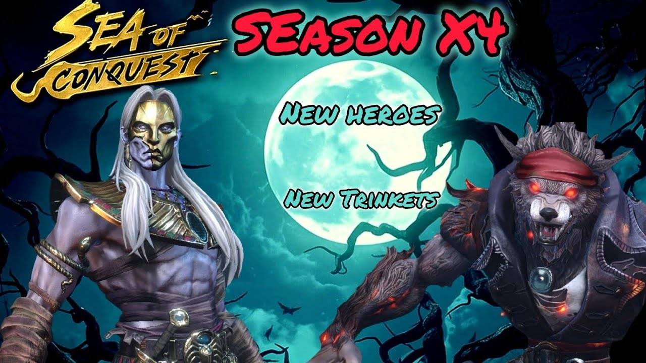 ⚡️ОБЗОР СЕЗОНА 9 [X4] В SEA OF CONQUEST | Season Х4 in SOC⚡️