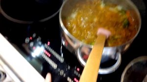 Овощной суп с адыгейским сыром