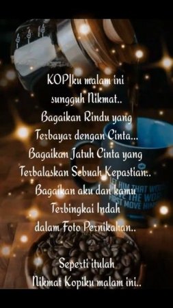 Puisi Pujangga - Kopi Rindu (Valencia Tanoesoedibjo dan Kevin Sanjaya)