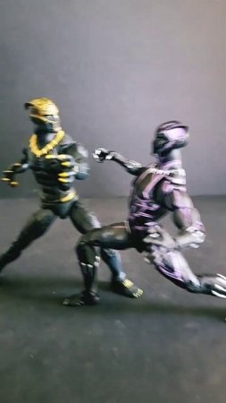 (Black Panther vs Killmonger) Action Figure Battle #marvellegends #actionfigure #short