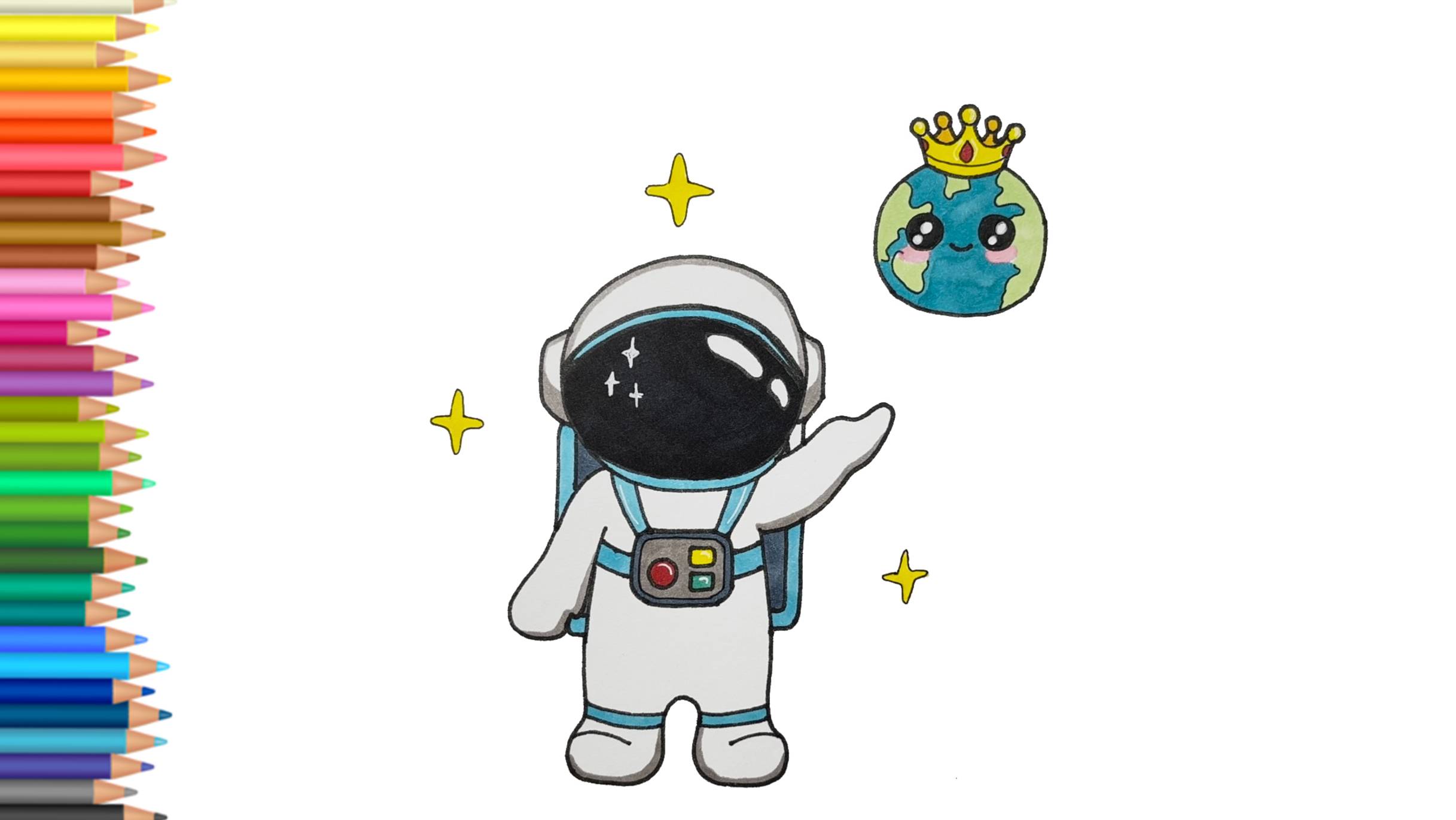 Рисунок на День космонавтики🎊