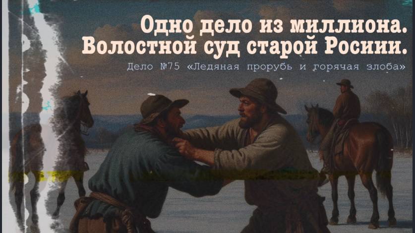Дело № 75. Ледяная прорубь и горячая злоба
